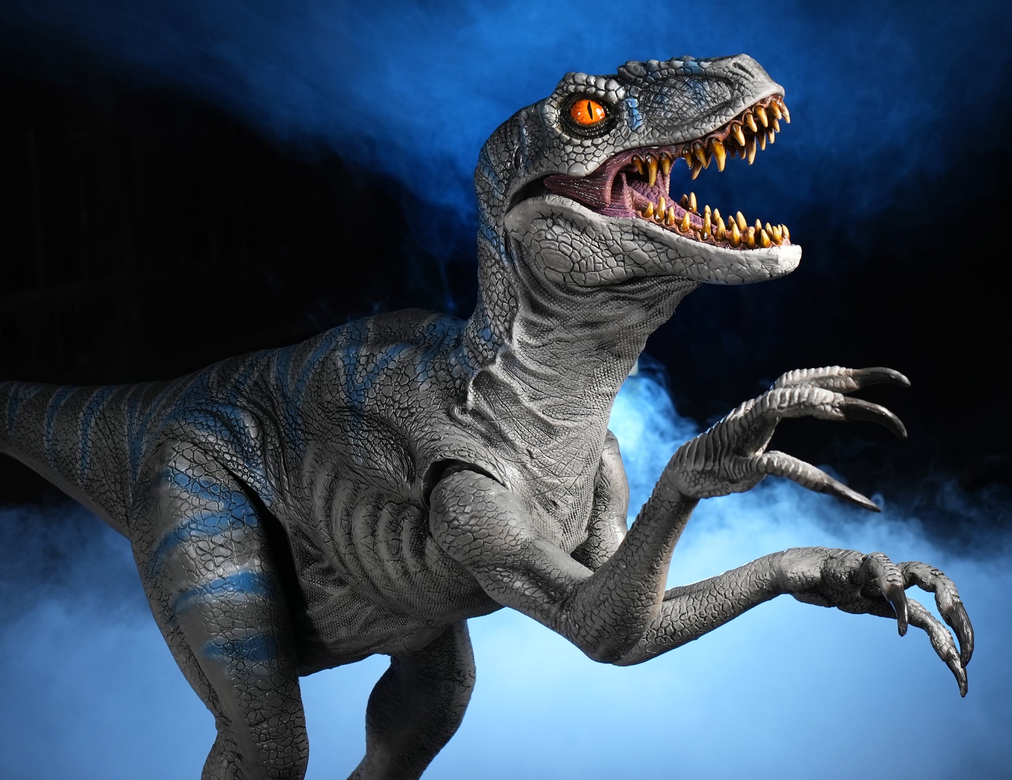 Raptor Display Standing Velociraptor Dinosaur Prop 9ft. Long ...