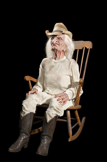 Grandpa Electric Animatronic Prop for Porch Decor and Halloween ...