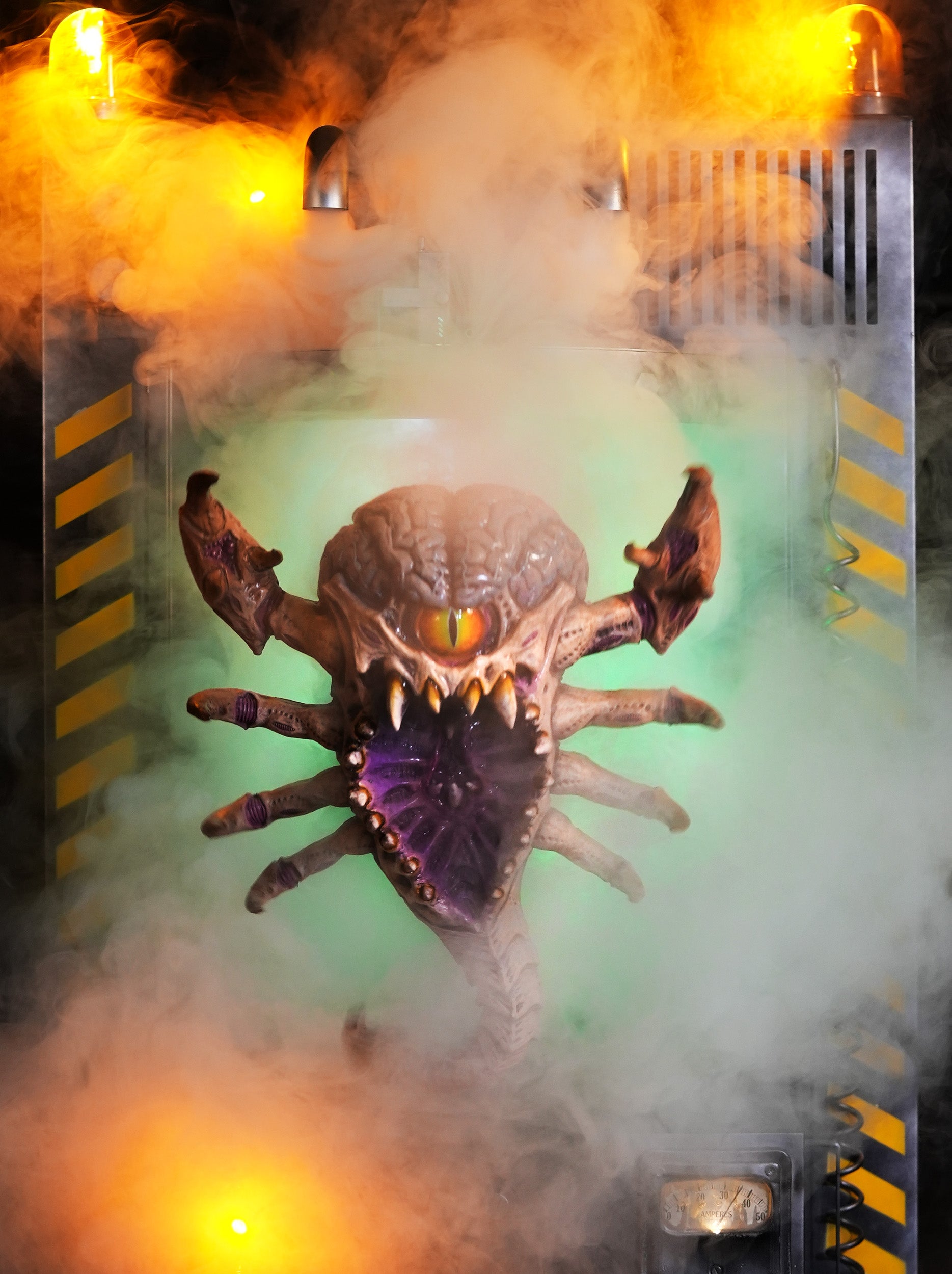 Alien Parasite Animatronic Sci-Fi Horror Scare Prop – Distortions Unlimited