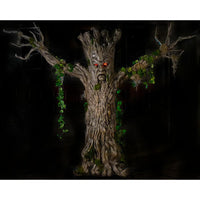 Evil Tree Giant Animatronic Haunt Prop with Glowing Red Eyes and Moving ...