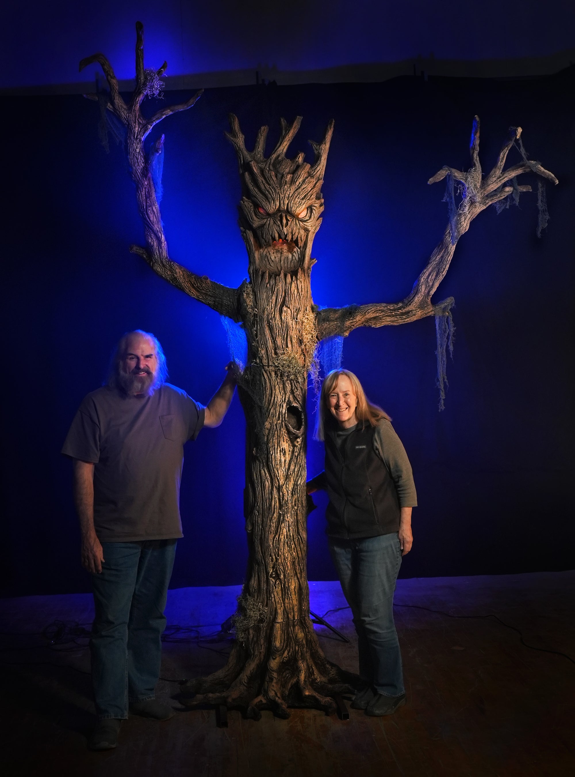 Haunted Tree Giant Halloween Prop Decoration for Scary Scenes ...