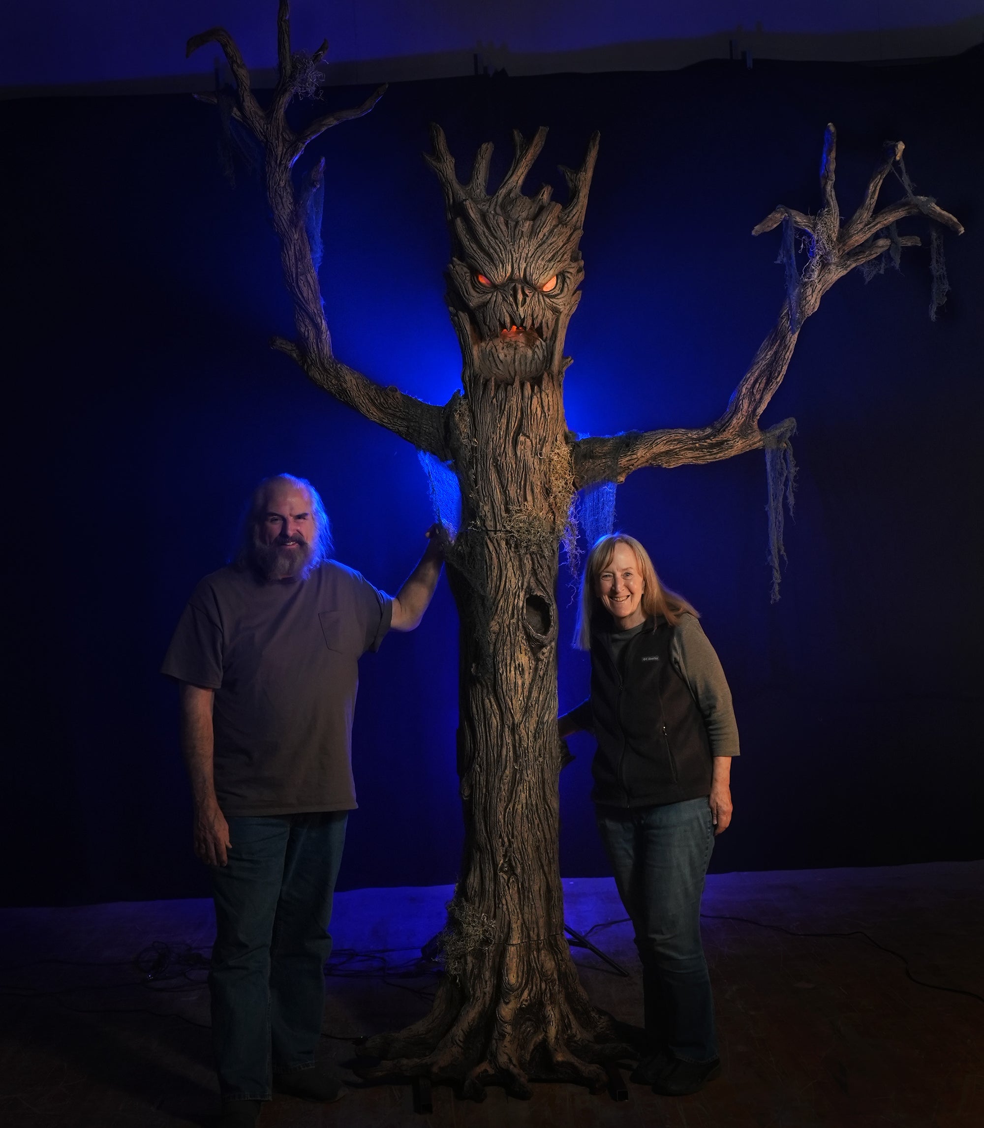 Haunted Tree Giant Halloween Prop Decoration for Scary Scenes ...