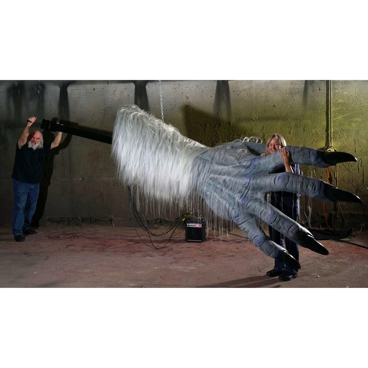 Yeti Monster Hand | Giant Animatronic Hand with Moving Fingers ...