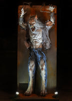 Scare Wolf Werewolf Animatronic Prop for Haunts and Halloween ...