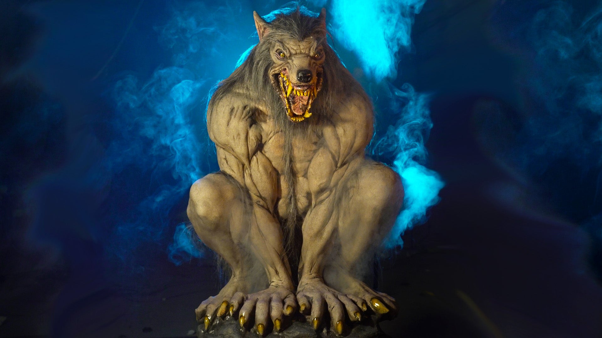 Wicked Wolf Animatronic Giant Professional Halloween and Haunt Prop ...