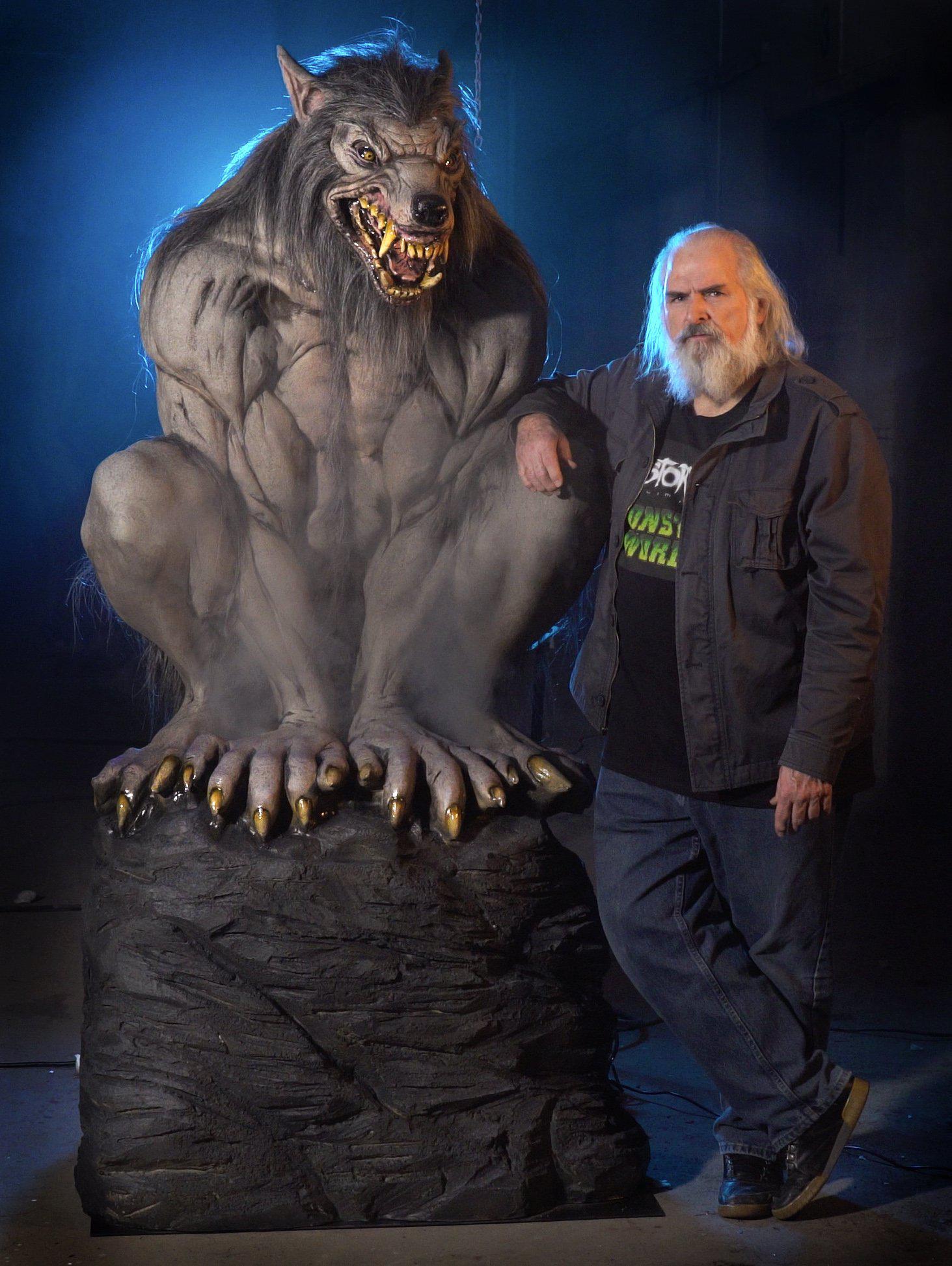 Wicked Wolf Animatronic Giant Professional Halloween and Haunt Prop ...