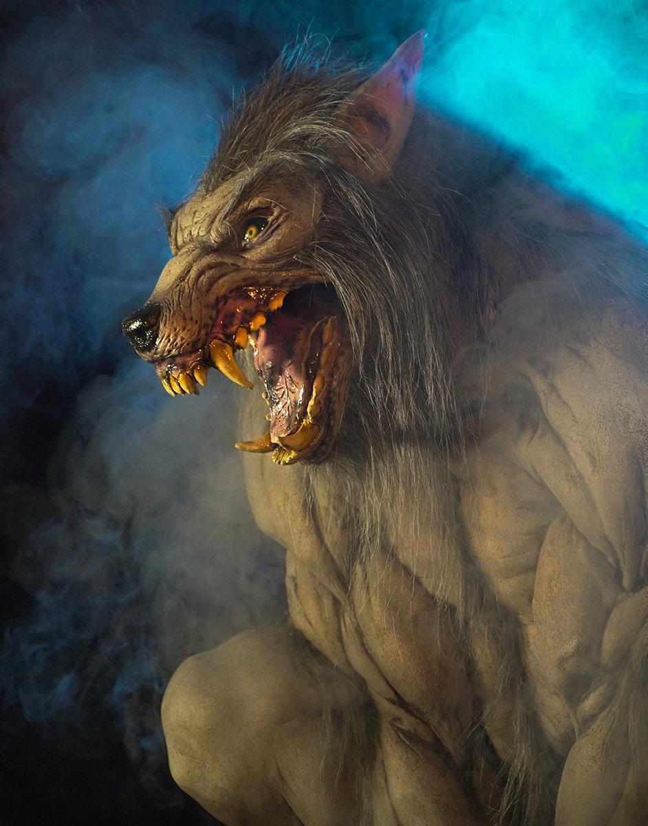 Wicked Wolf Animatronic Giant Professional Halloween and Haunt Prop ...